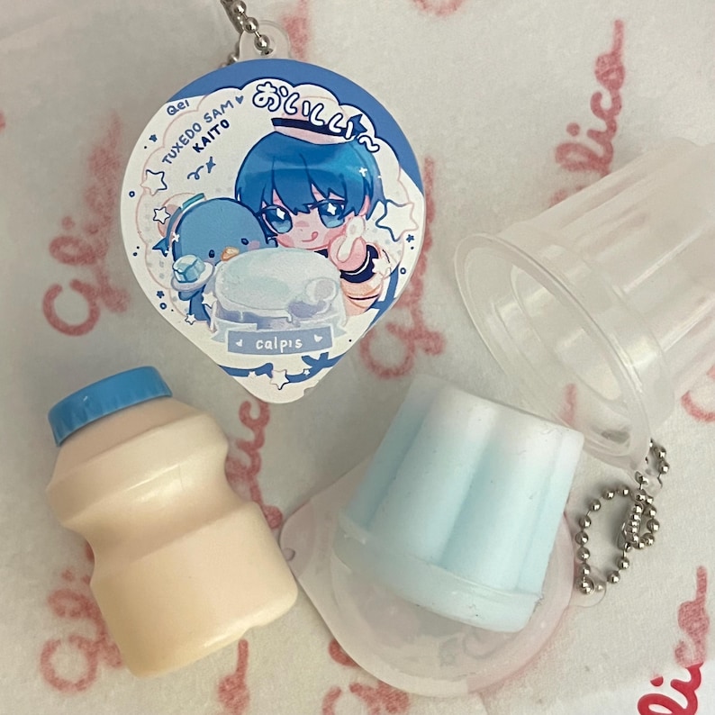Vocaloid X Sanrio Squishy Jelly Pudding Keychains - Etsy