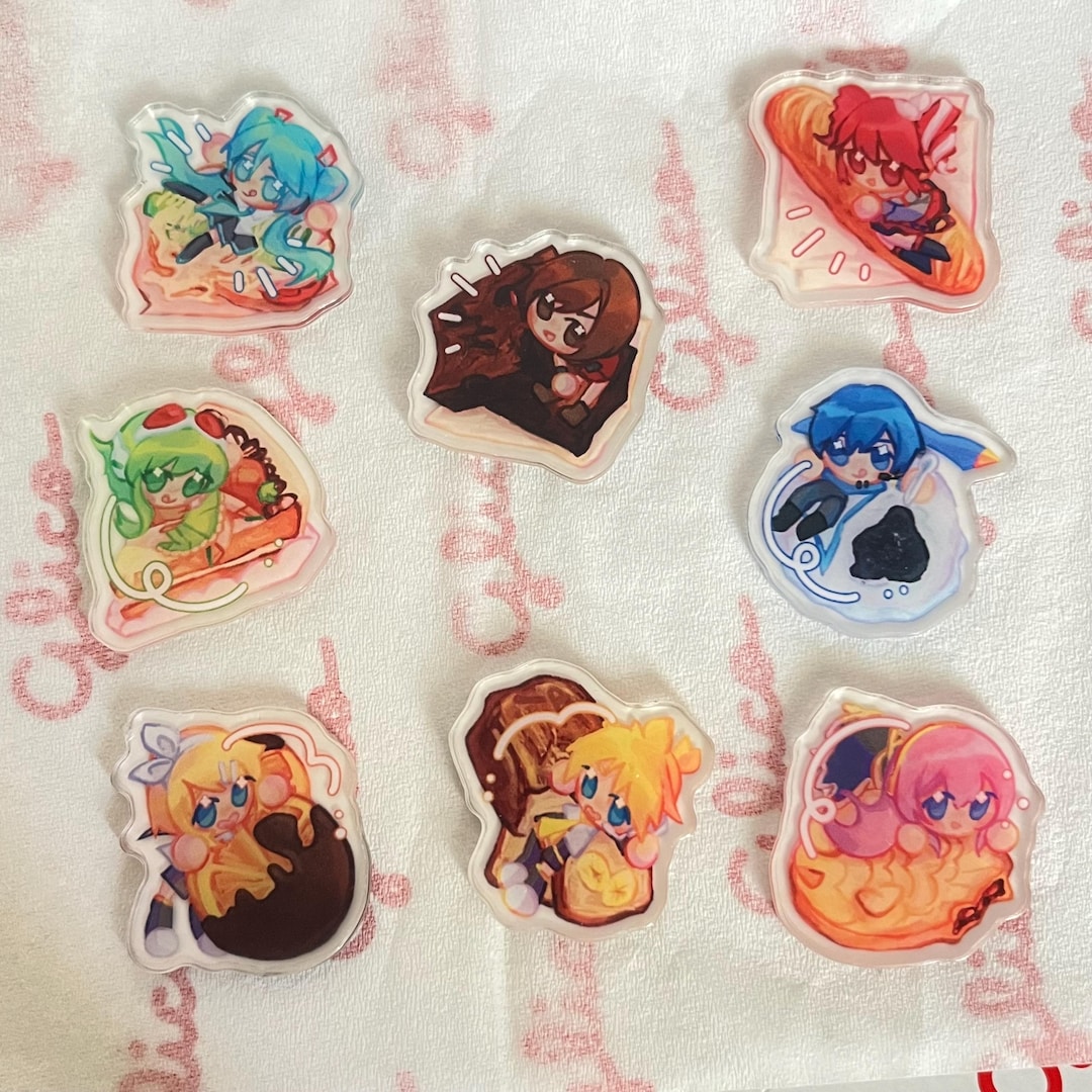 Virtual Singer X Cafe 3cm Shaker Pieces / Stickers - Etsy