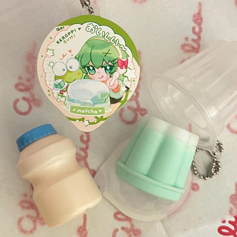 Vocaloid X Sanrio Squishy Jelly Pudding Keychains - Etsy