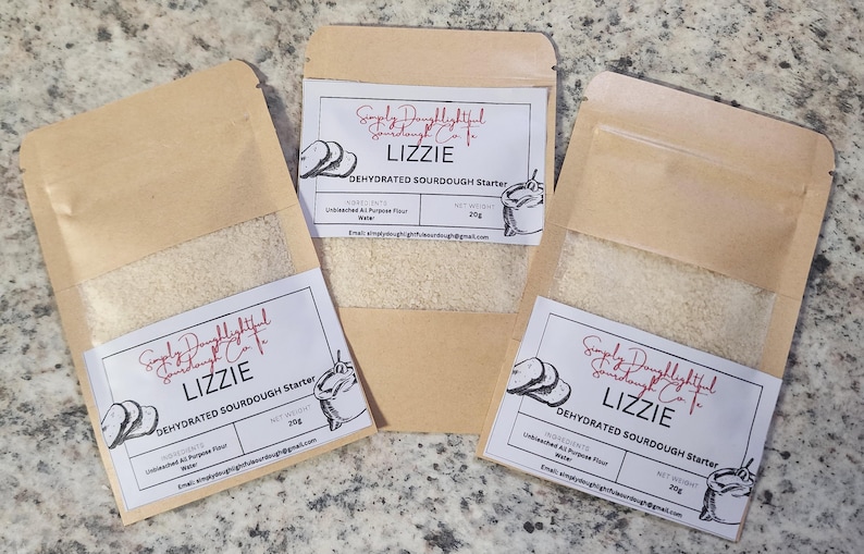 Dehydrated Sourdough Starter Lizzie - Etsy