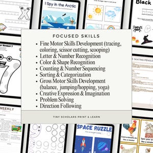 Full Year Toddler & Preschool Curriculum - Printable Homeschool Daycare ...