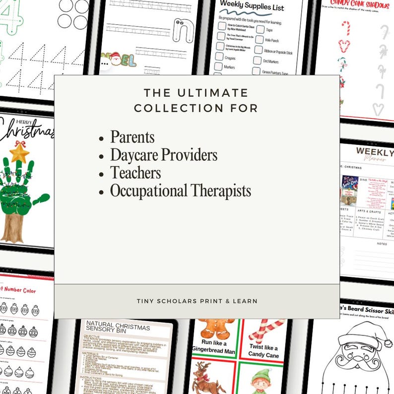 Full Year Toddler & Preschool Curriculum - Printable Homeschool Daycare ...
