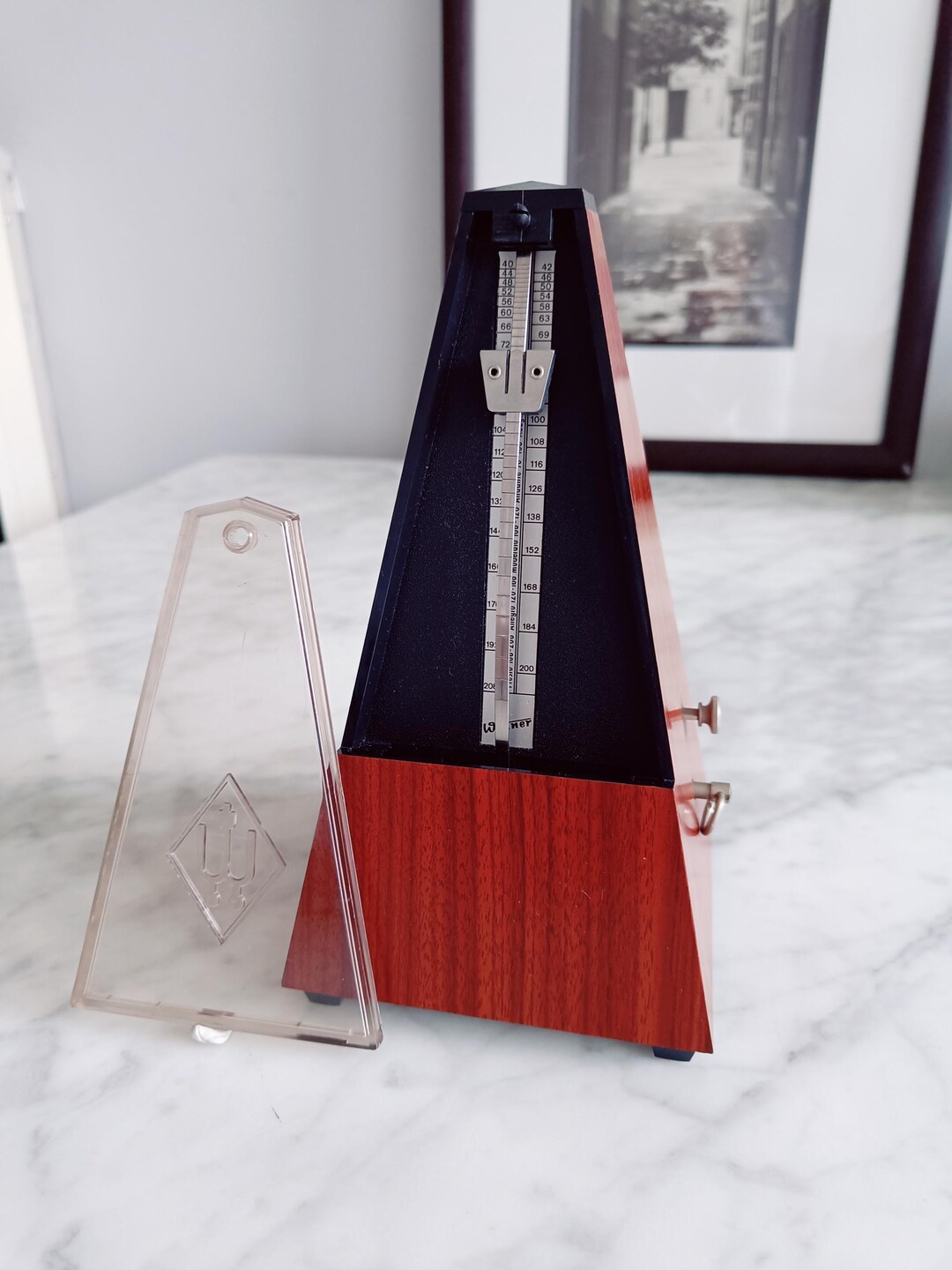 Vintage Wittner 814k/855 Metronome With Bell & Plexiglass Cover. West ...