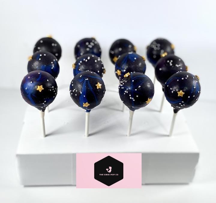Galaxy Cake Pops | Sprinkle Cake Pops | Star Wars Cake Pops | Birthday ...