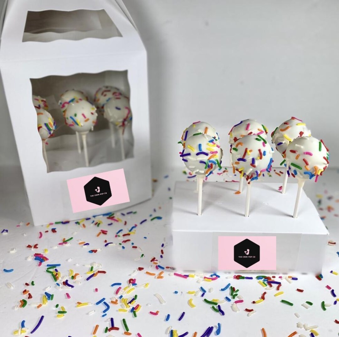 Sprinkle Cake Pops | Classic Cake Pops | Birthday Gift Cake Pops | Baby ...
