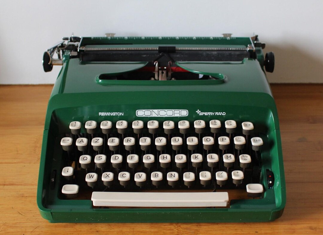 Machine à écrire Vintage Remington Concord Sperry Rand Verte 1969 ...