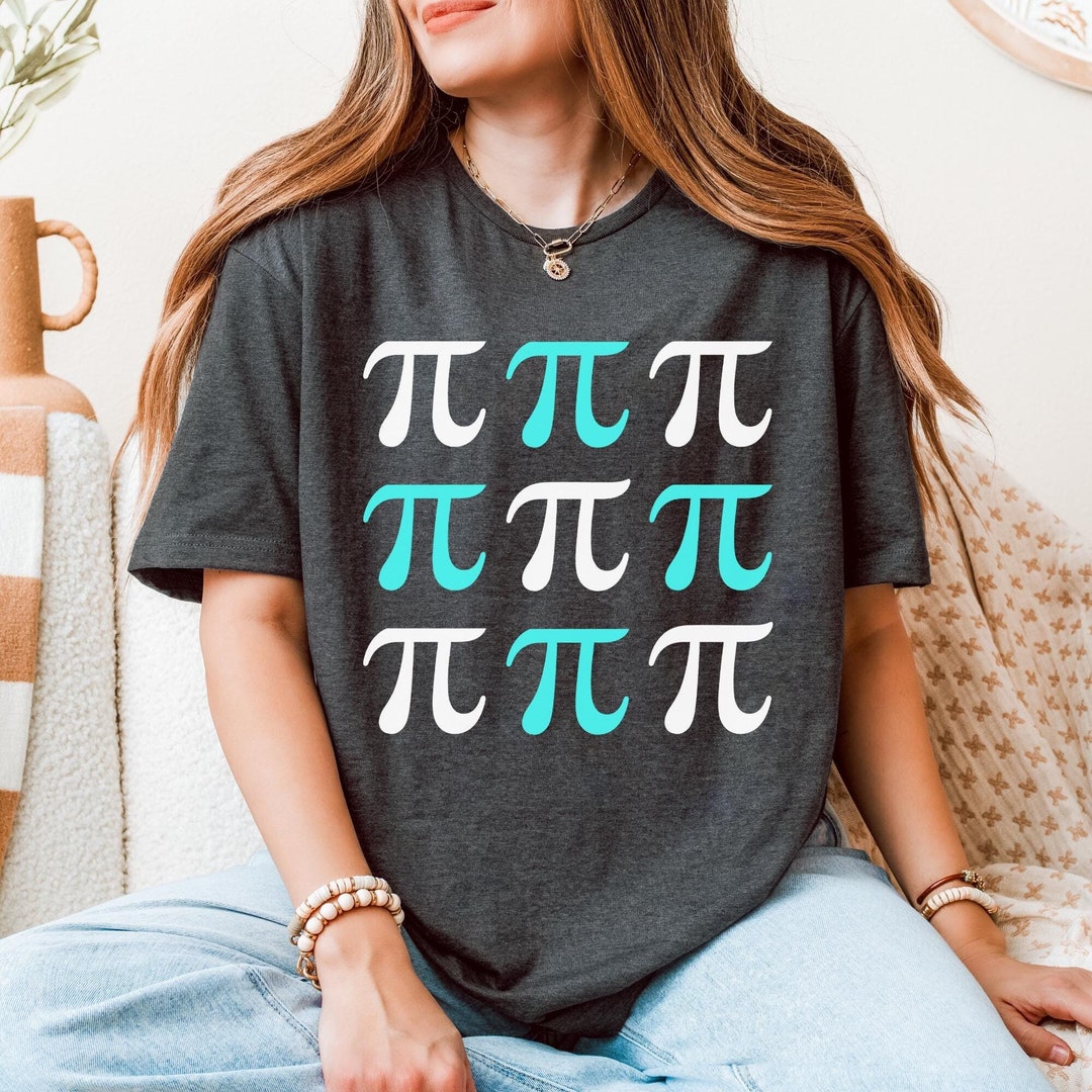 Pattern Pi Day T-shirt | Minimalist Pi Day T-shirt | Pi Day Shirt ...