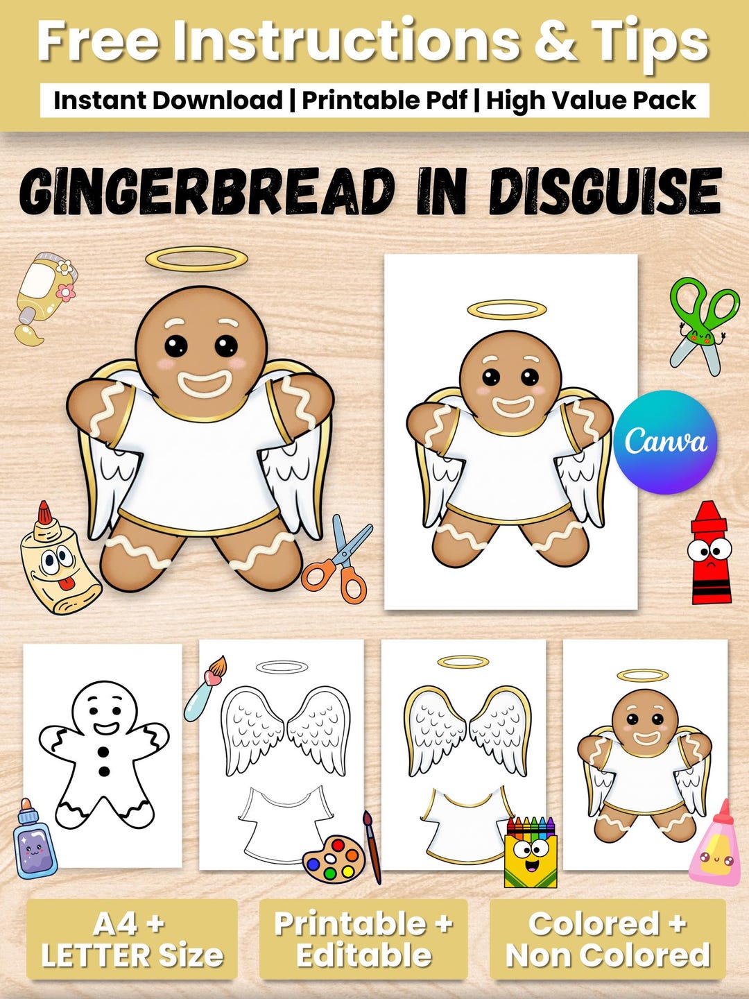 Disguise a Gingerbread Man - Angle Disguise, Gingerbread in Disguise ...