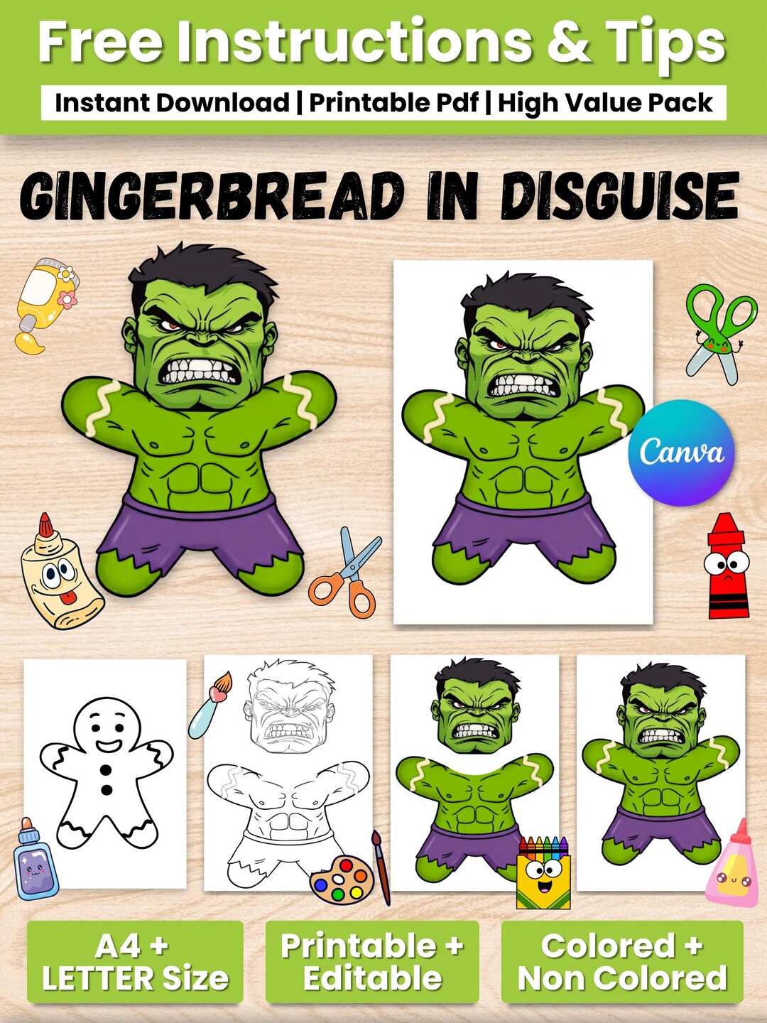 Disguise a Gingerbread Man-sonic the Hedgehog Template | Christmas ...
