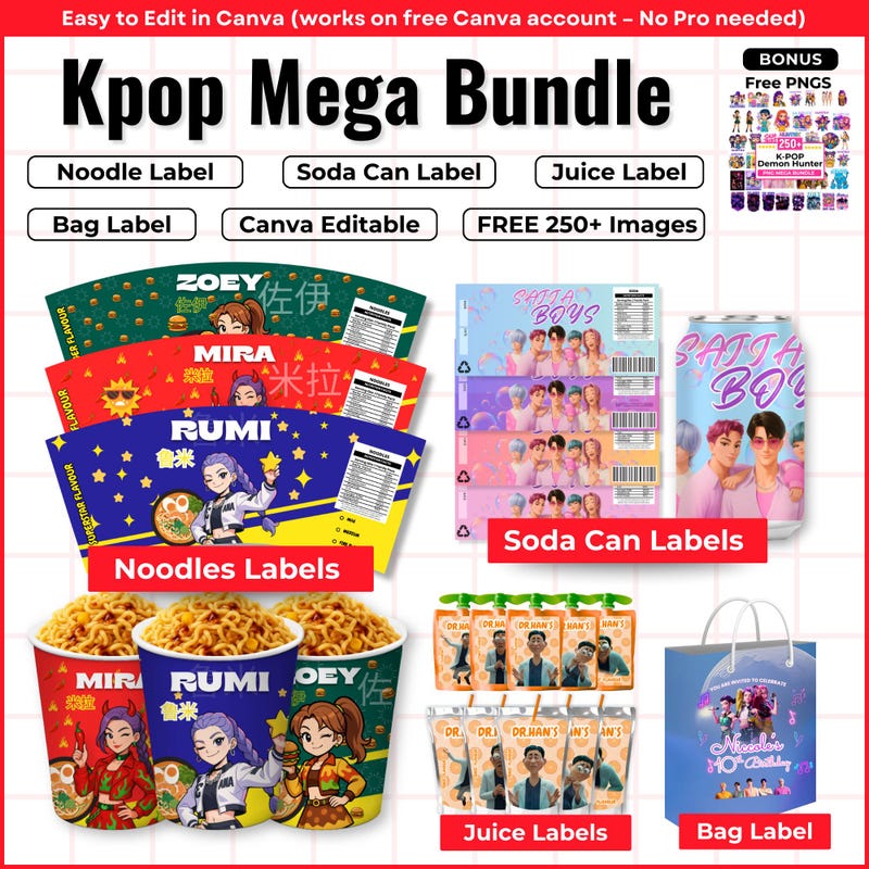 Kpop Demon Hunters Cat Name List - Etsy Canada