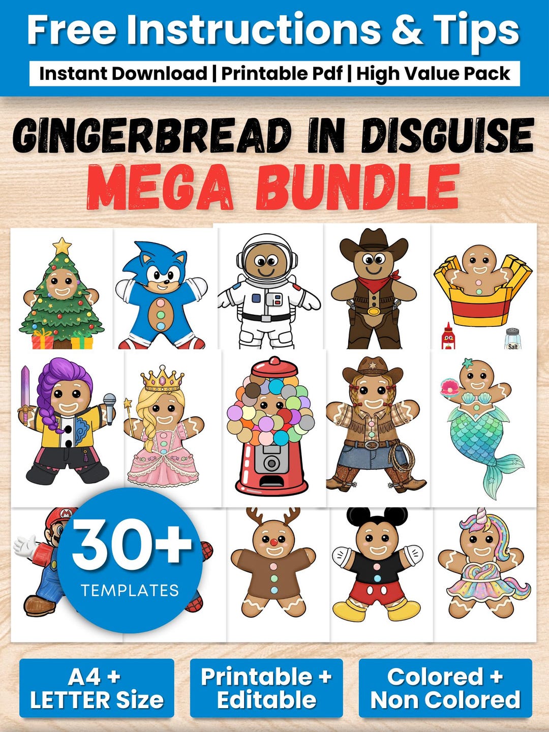 Disguise a Gingerbread Man, Christmas Disguise, Gingerbread Man in ...