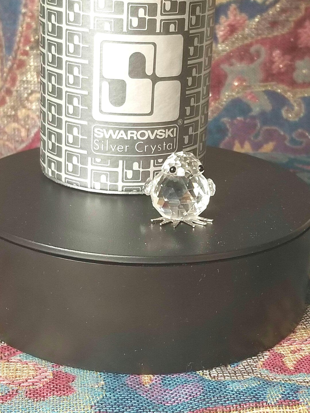SWAROVSKI Silver Crystal Bird - Etsy