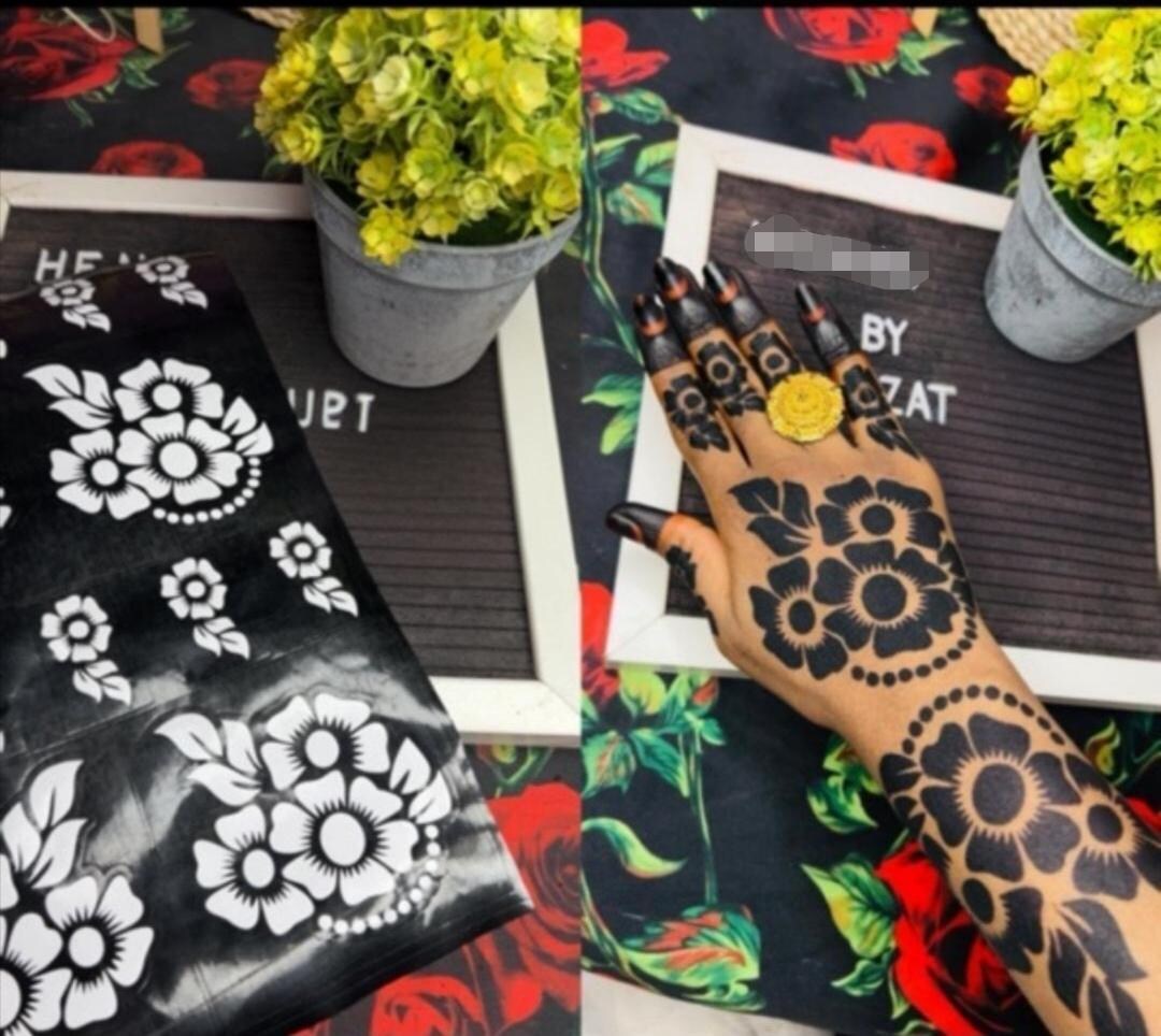 Henna Eid - Henna Stencils - Henna Stickers - Henna Stickers - Henna ...