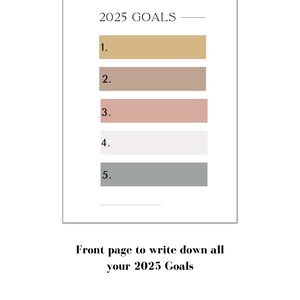 2025 Goal Planner Template, Printable, PDF Download - Etsy