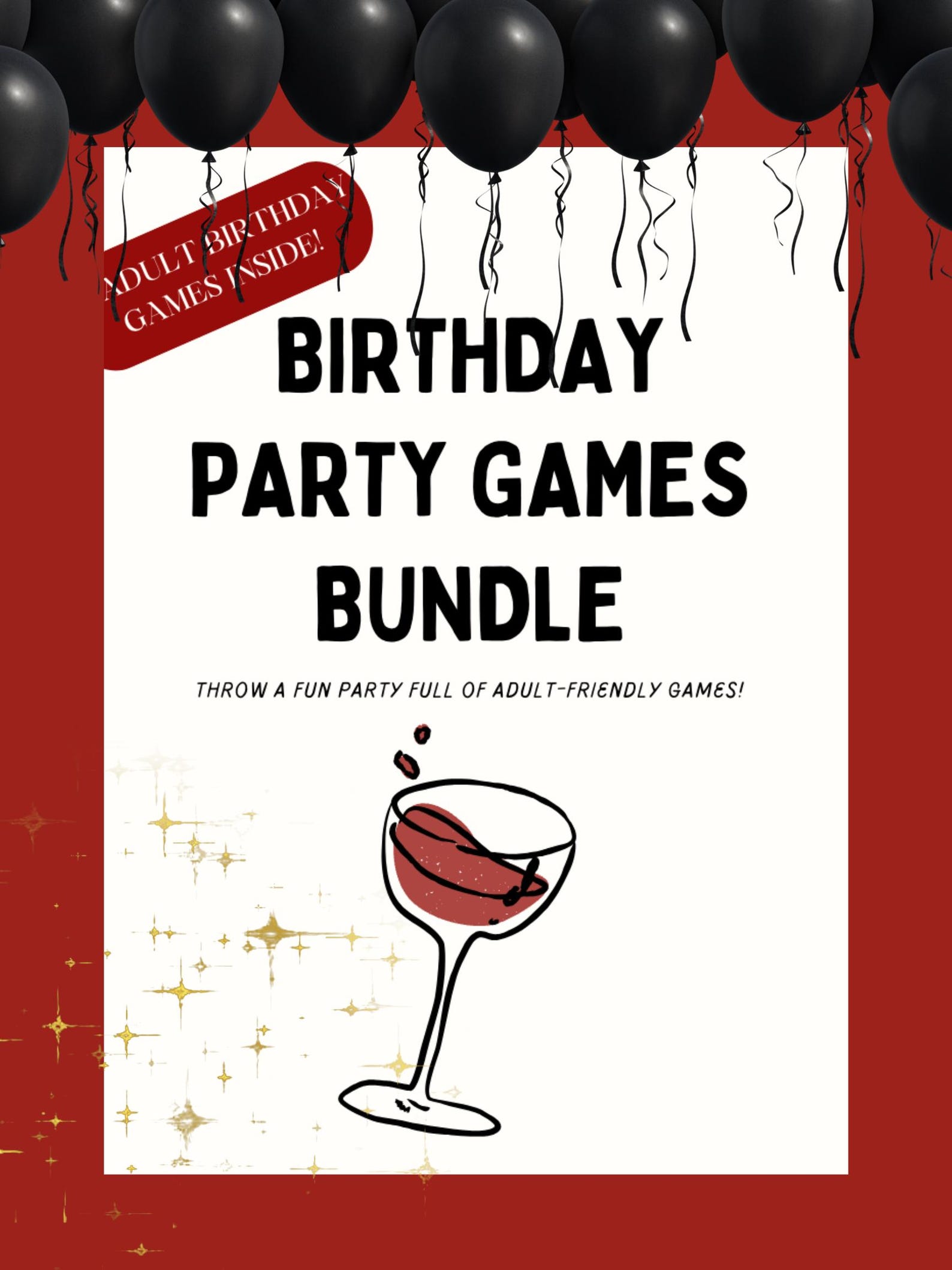 Adult Birthday Party Games, Icebreakers, and Group Activities | Instant Editable Printable ...