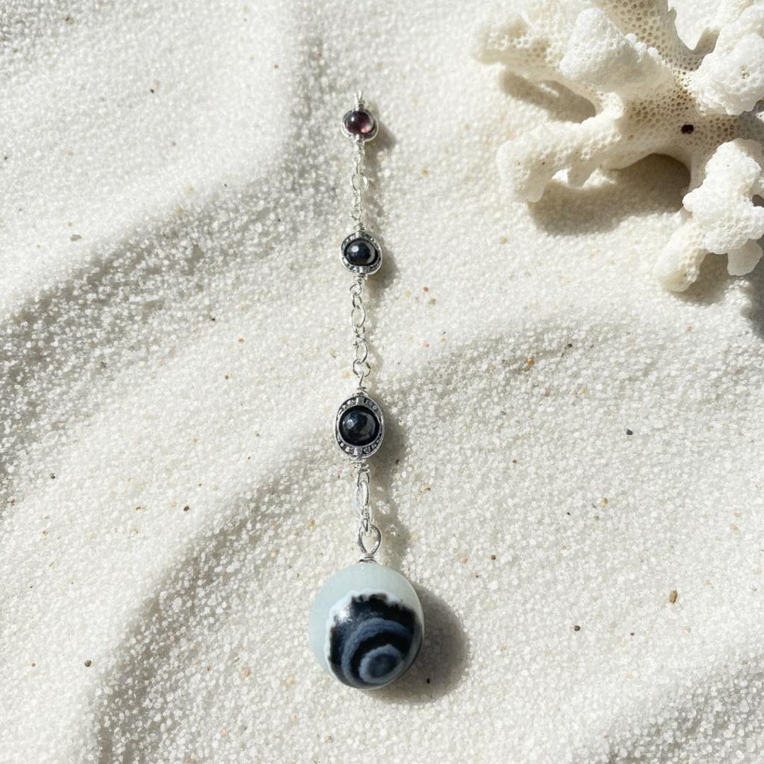 Eye Agate Pendulum~ Vespera W/ 20 Min Virtual Attunement Session - Etsy