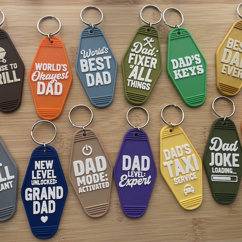 Dad Keychain - Etsy