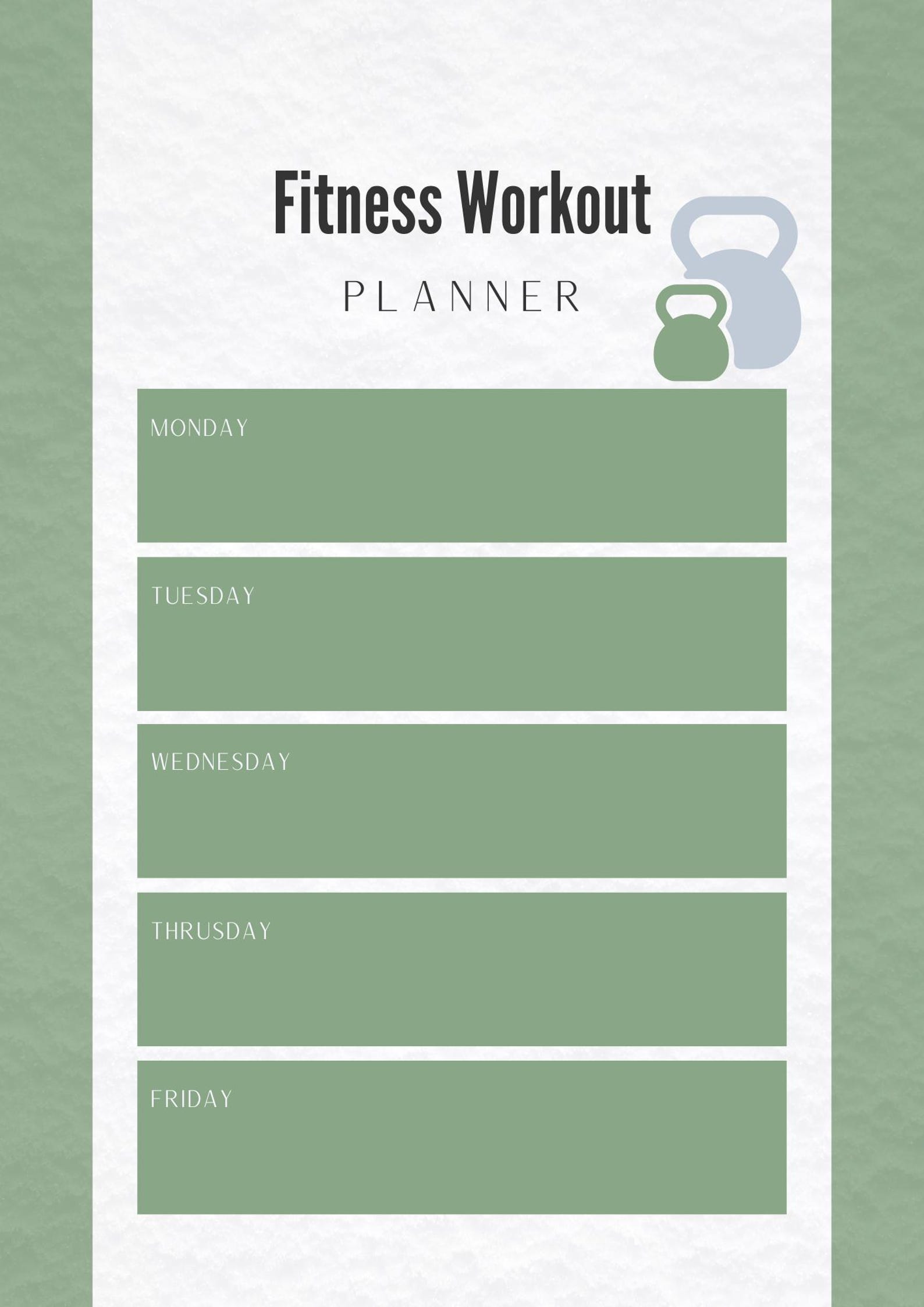 2025 Calendar Monthly Budget Money Tracker and Fitness Planner All in ...