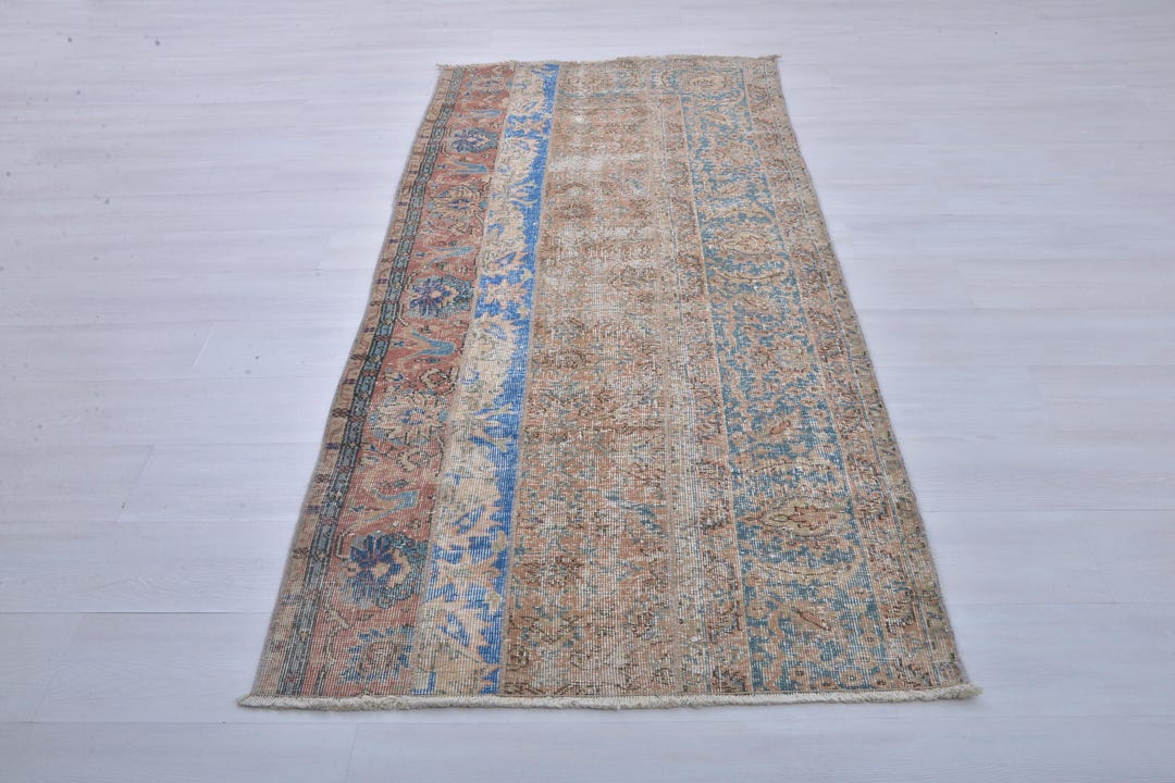 3x8 Rug,turkish Runner Rug,3x8 Hallway Rug,vintage Runner,3x8 Oushak ...