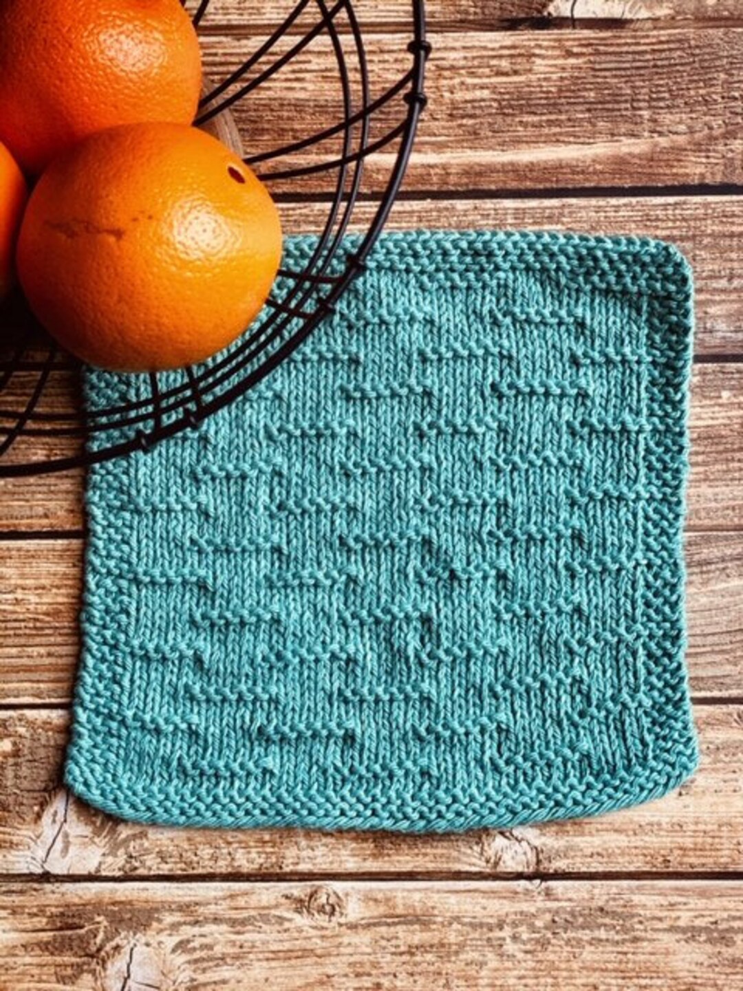 KNITTING PATTERN Fence Me in Dishcloth Knit Dishcloth - Etsy