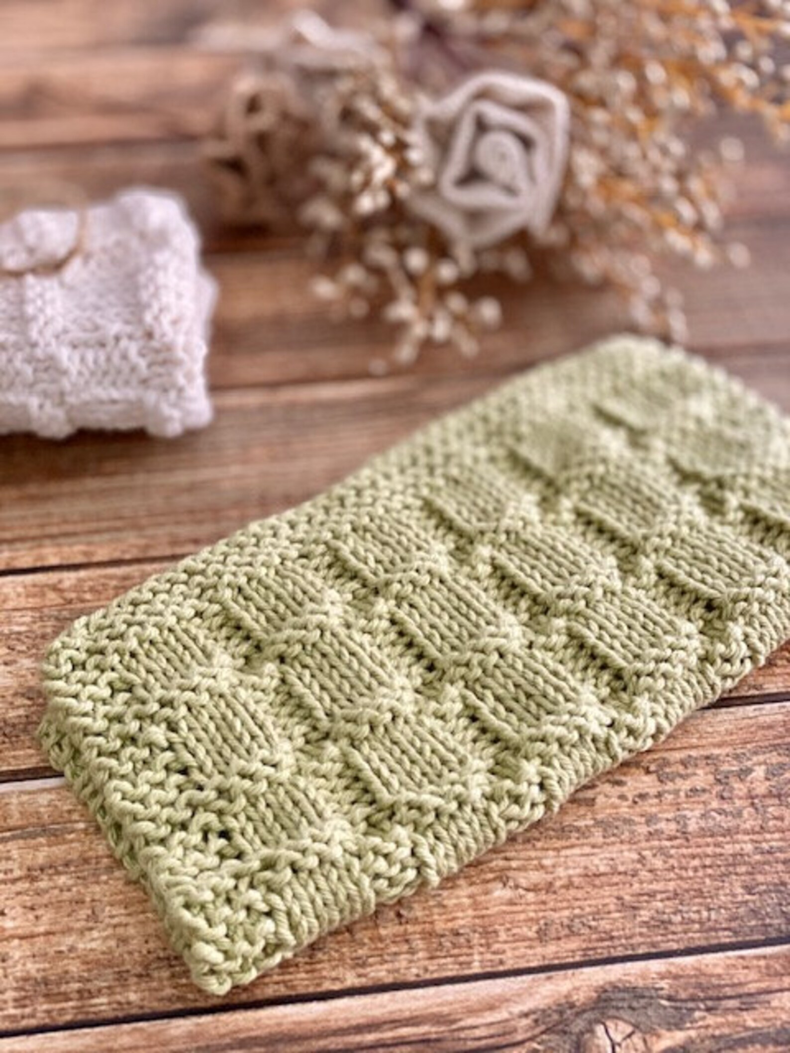 KNITTING PATTERN - Roll Out the Barrels Dishcloth, Knit Dishcloth ...