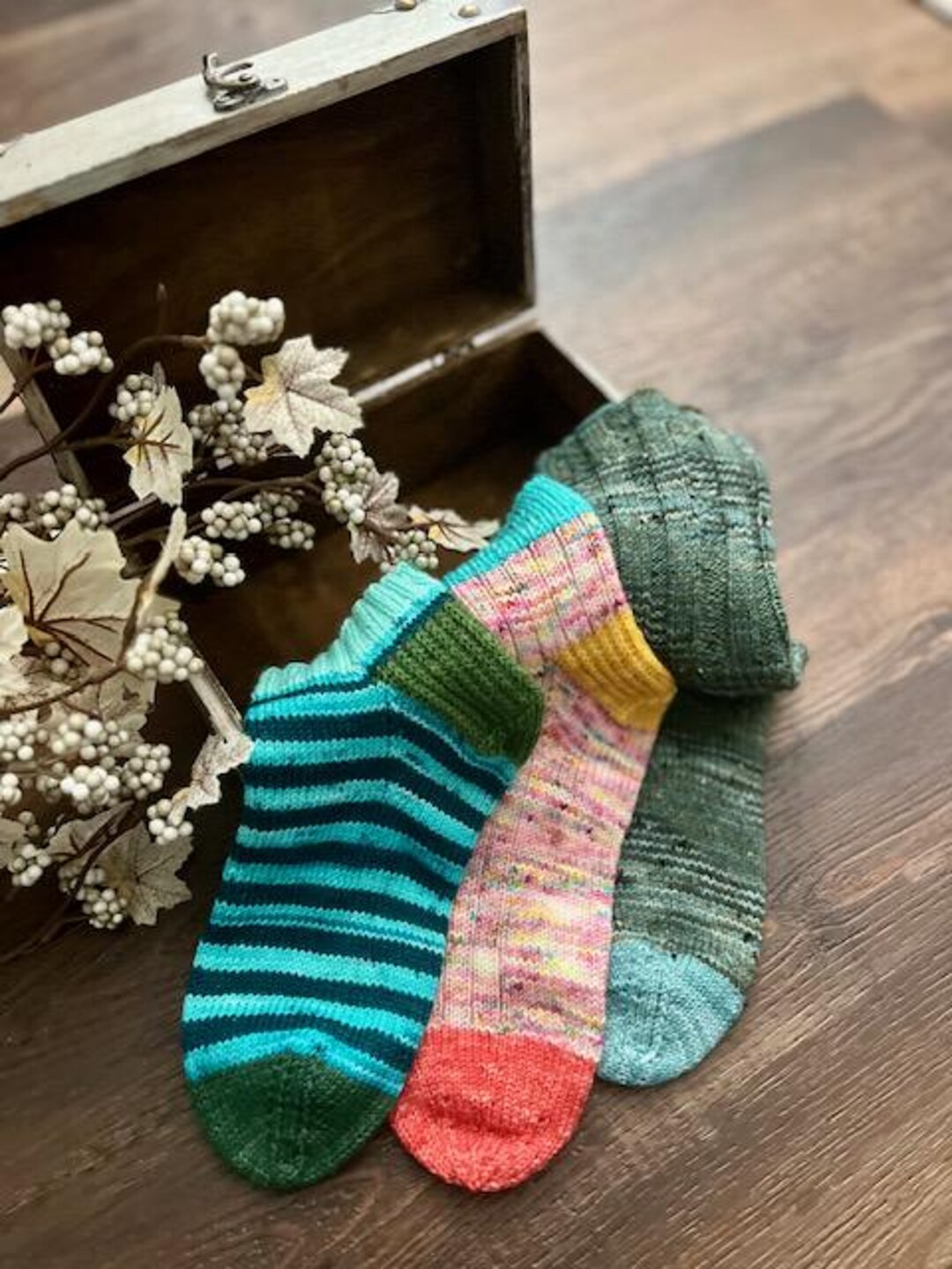 KNITTING PATTERN - Simple Classic Sock Set, Sock Knitting Pattern, Sock ...