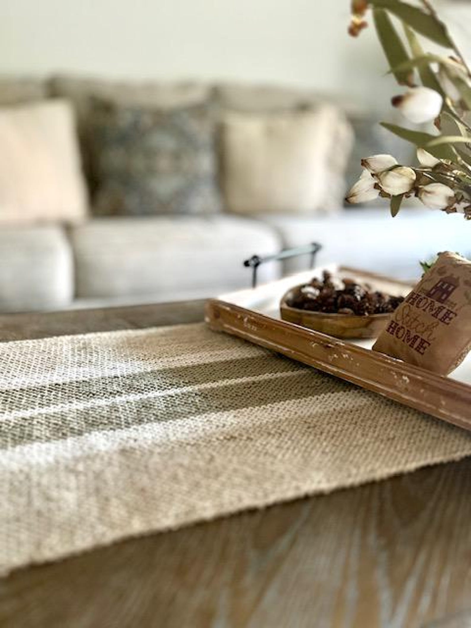 KNITTING PATTERN - the Talia Knitted Table Runner, Knitted Home Pattern ...