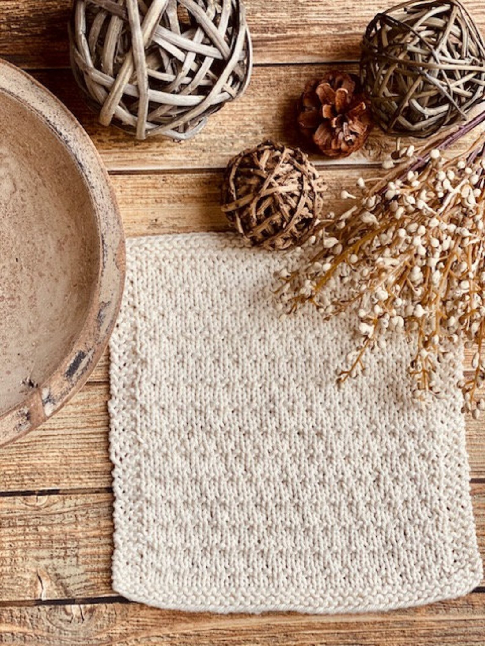 KNITTING PATTERN Chelsea Dishcloth Knit Dishcloth Pattern | Etsy