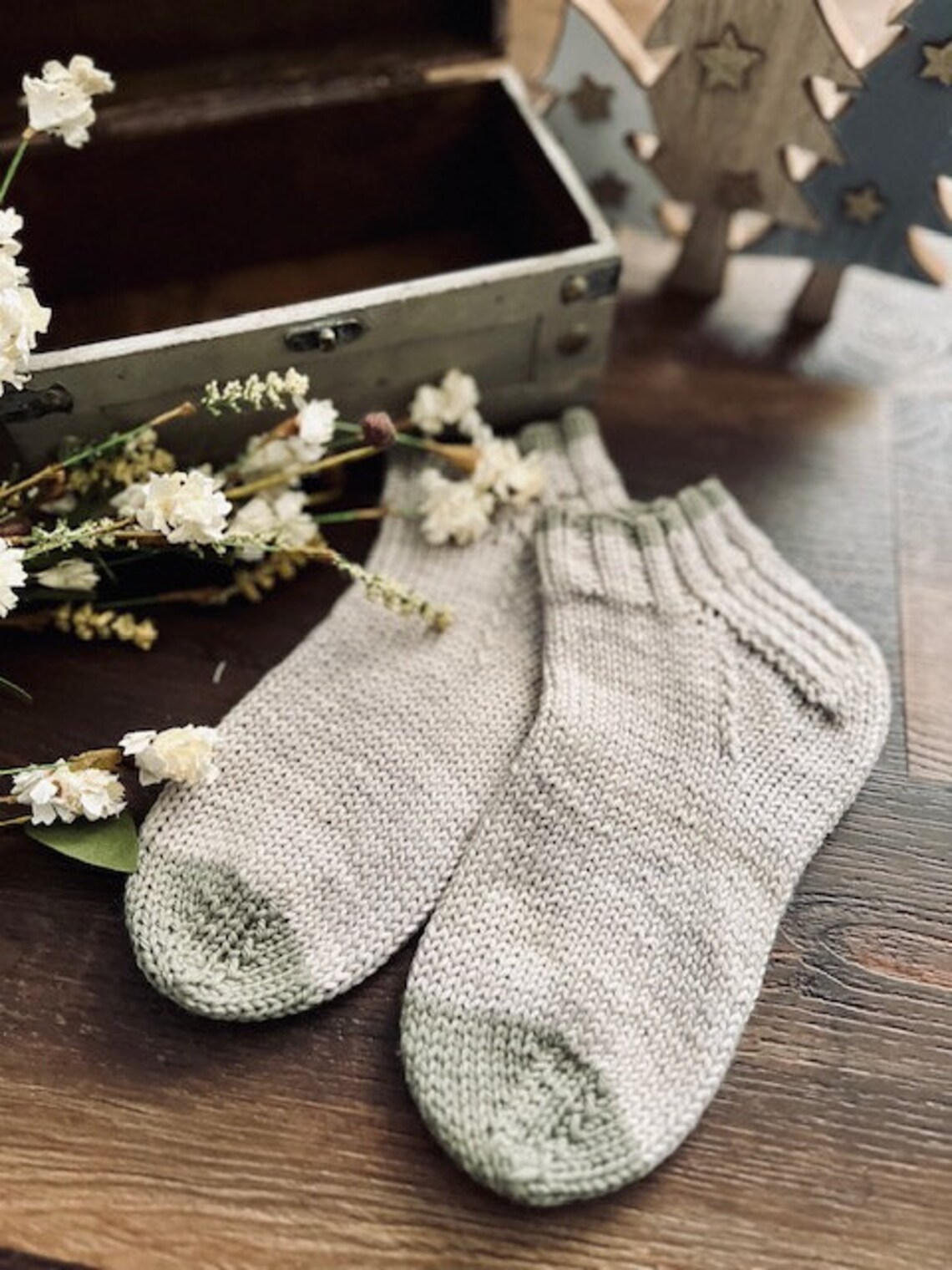 KNITTING PATTERN - the Breck Worsted Socks Knitting Pattern, Sock ...