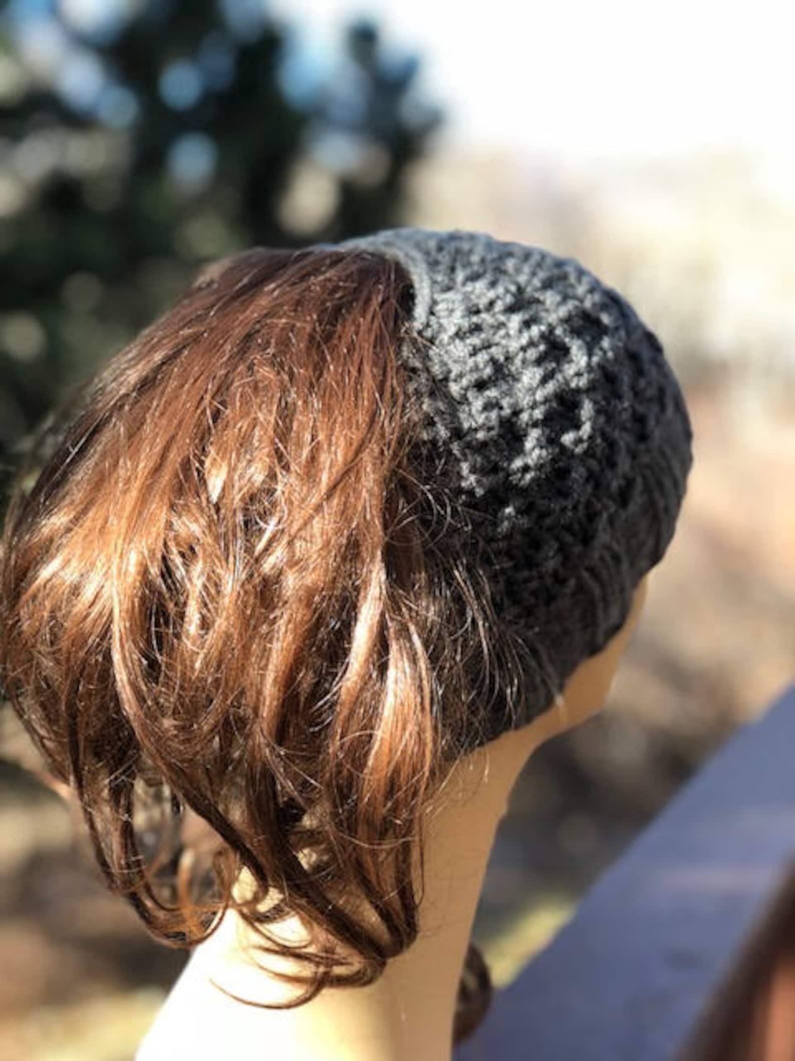 KNITTING PATTERN - Messy Hair Hat, Knit Hat Pattern, Knitted Hat ...