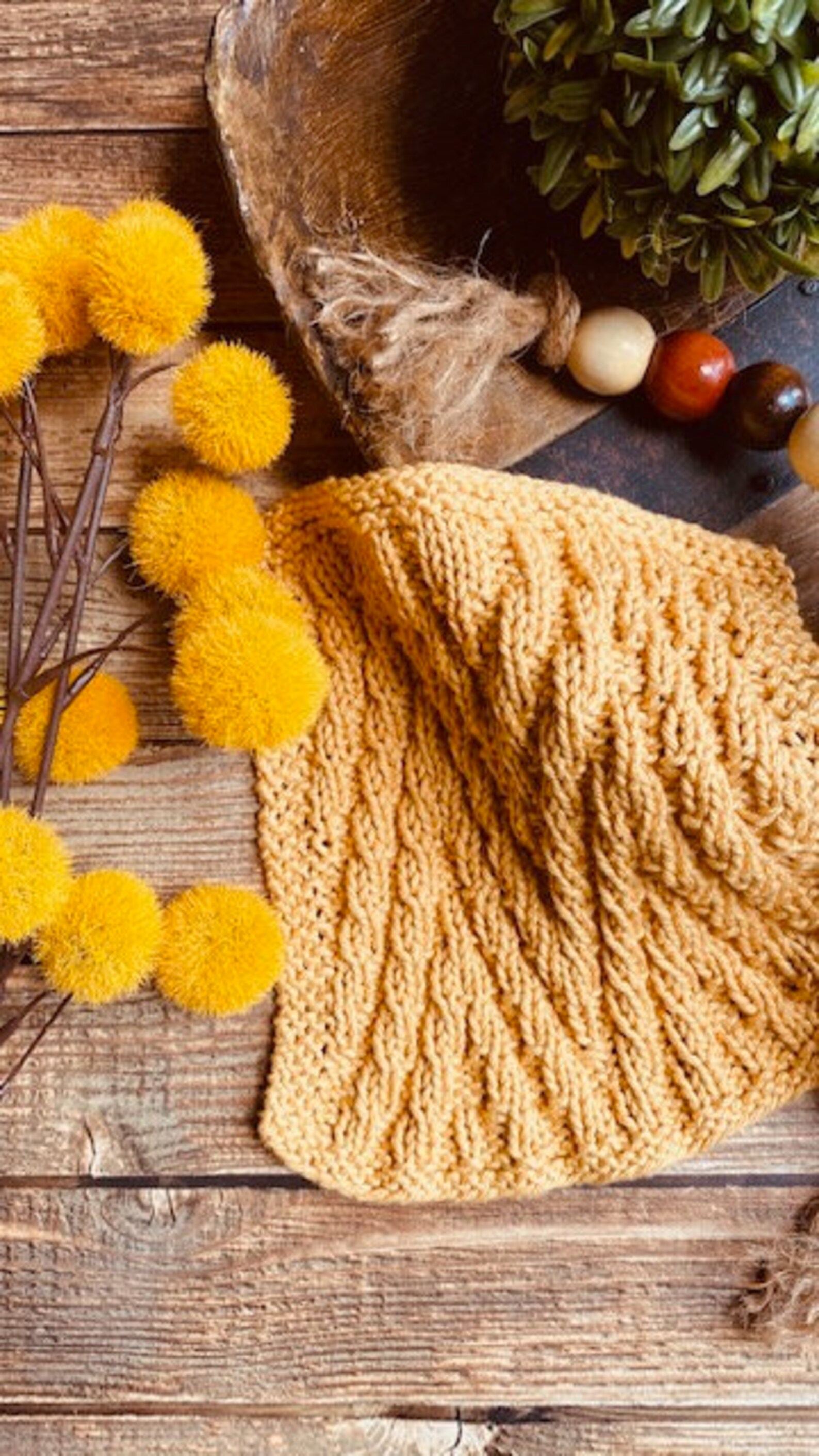 KNITTING PATTERN Mountain Crest Farmhouse Spa Cloth | Etsy