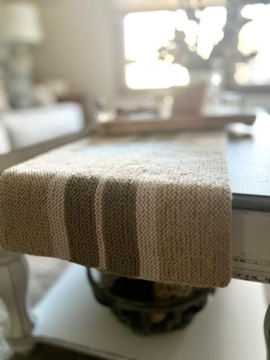 KNITTING PATTERN - the Talia Knitted Table Runner, Knitted Home Pattern ...