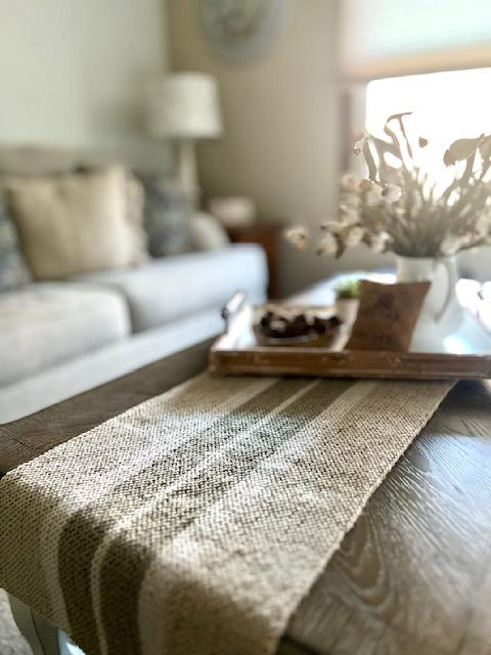 KNITTING PATTERN - the Talia Knitted Table Runner, Knitted Home Pattern ...