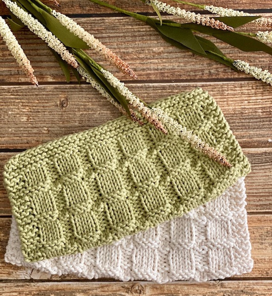 KNITTING PATTERN - Roll Out the Barrels Dishcloth, Knit Dishcloth ...