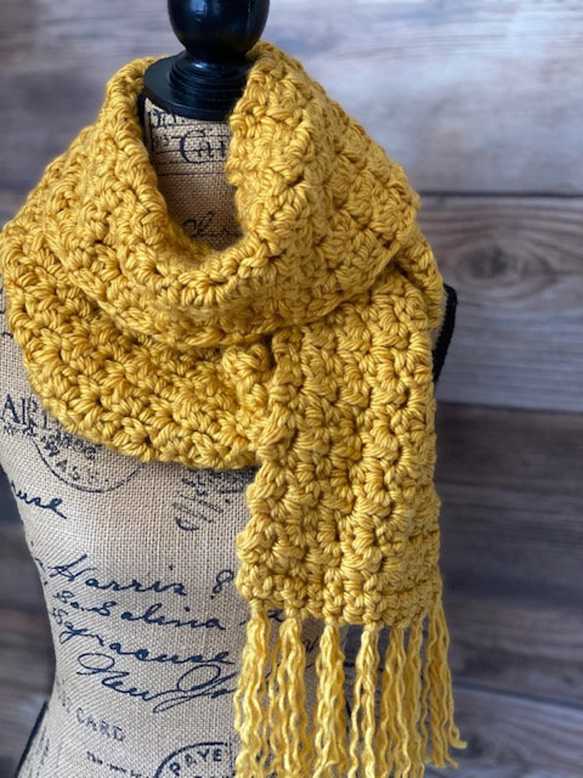 CROCHET PATTERN - Touch of Frost Scarf, Winter Scarf Pattern, Crochet ...