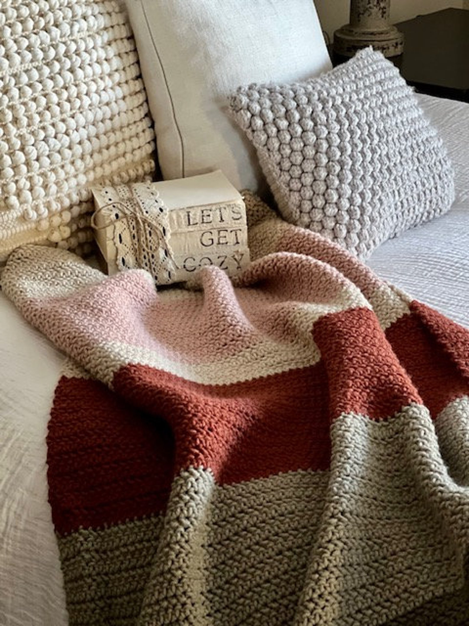 CROCHET PATTERN - Color Palette Throw, Crochet Blanket Pattern, Blanket ...
