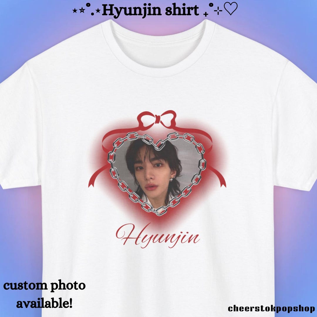 Stray Kids Hyunjin Custom Shirt, SKZ Merchandise, Stay Fan Merchandise ...