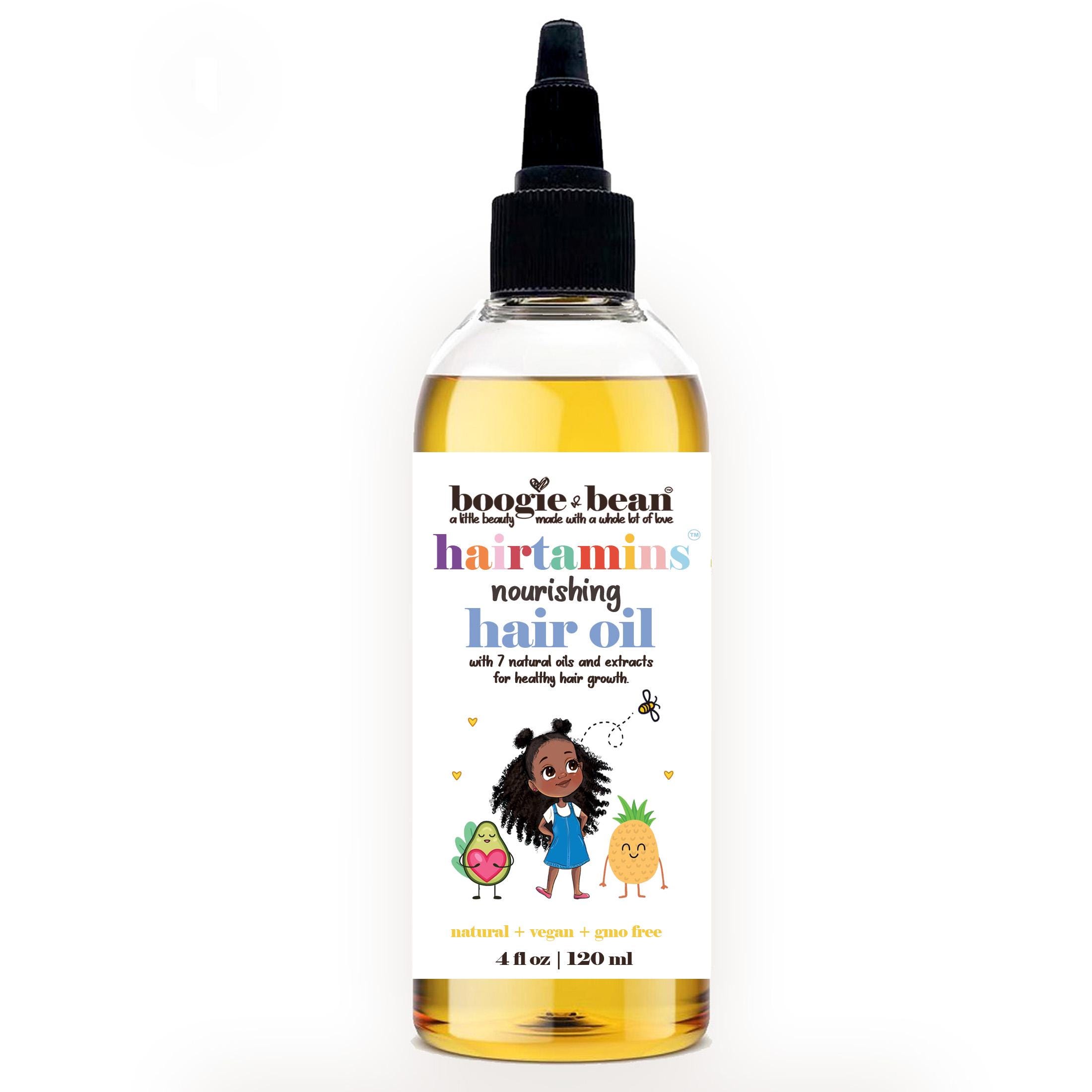 Kids Hair Oil, Hairtamins Nourishing Hair Oil for Infants and Toddlers ...