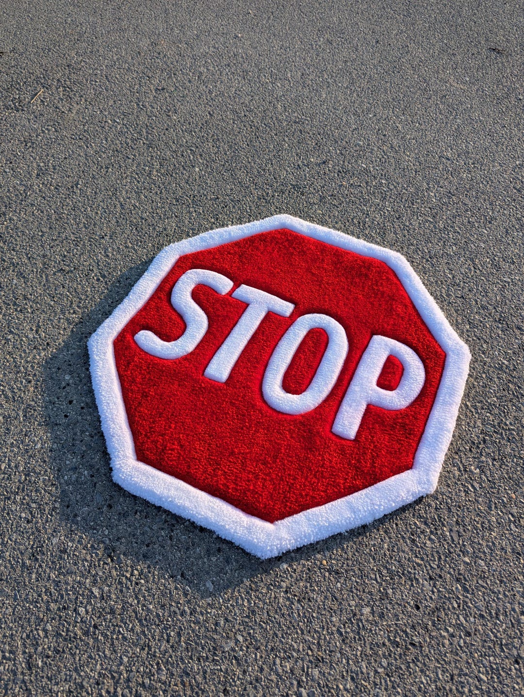 Stop Sign Tufting Rug - Stop Sign Design - Etsy