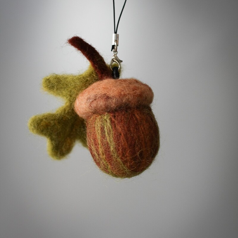 Needle Felted Keychain - Etsy Canada