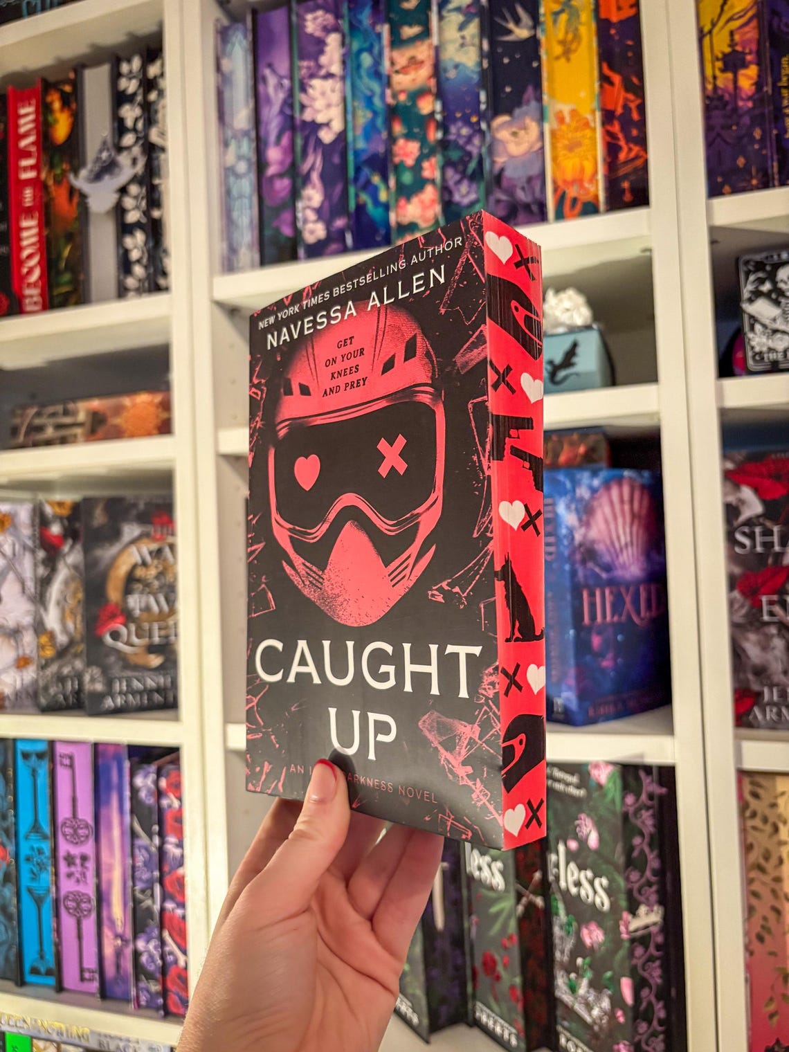 Lights Out by Vanessa Allen: Custom Sprayed Edges Dark Romance Book - Etsy