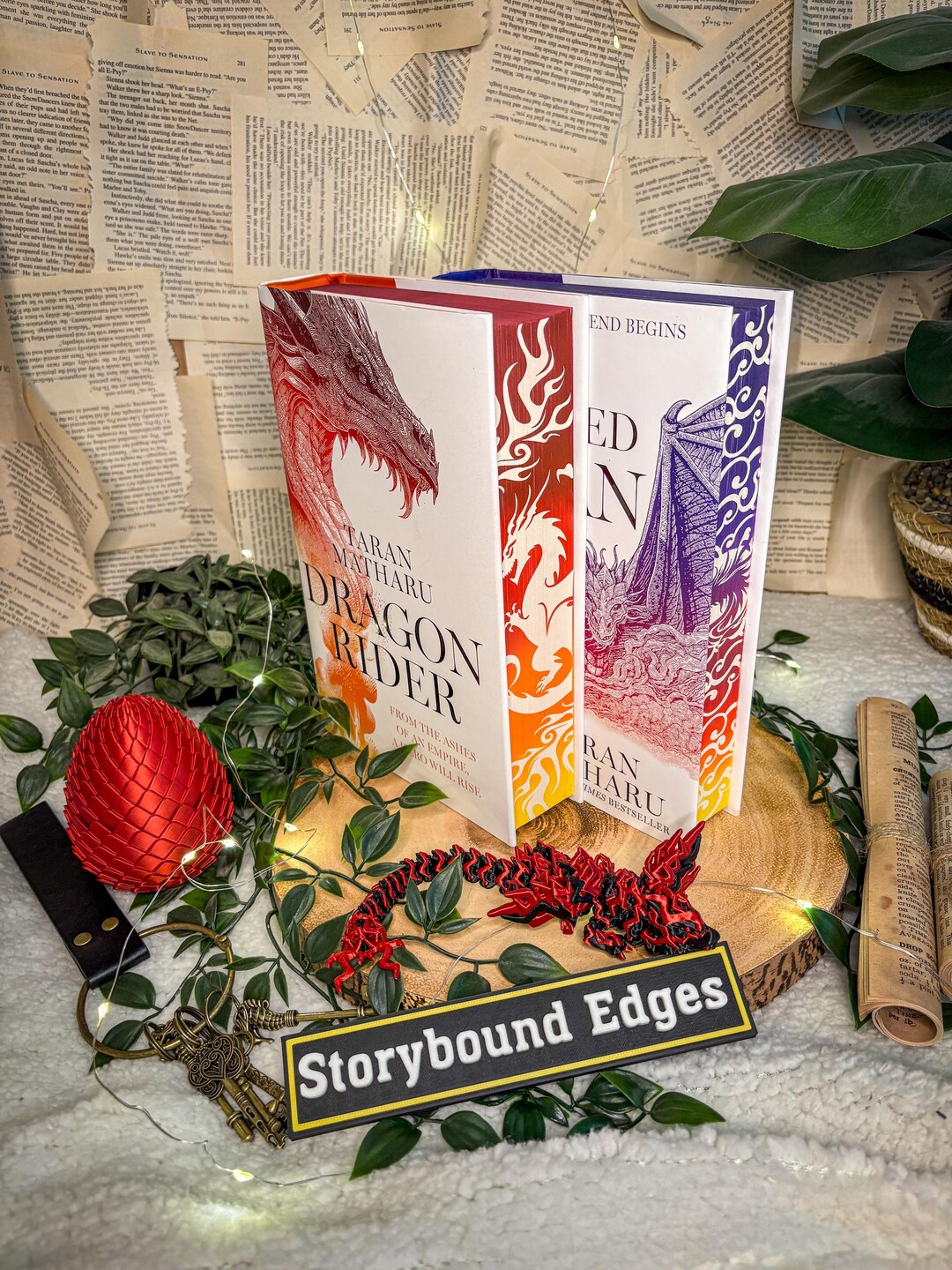 Dragon Rider and the Tainted Khan Hardback - Custom Sprayed Edges | Fantasy Books | Special ...