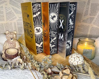 Fourth Wing Iron Flame Duo Special Edition Hand Painted Fore Edge Book ...