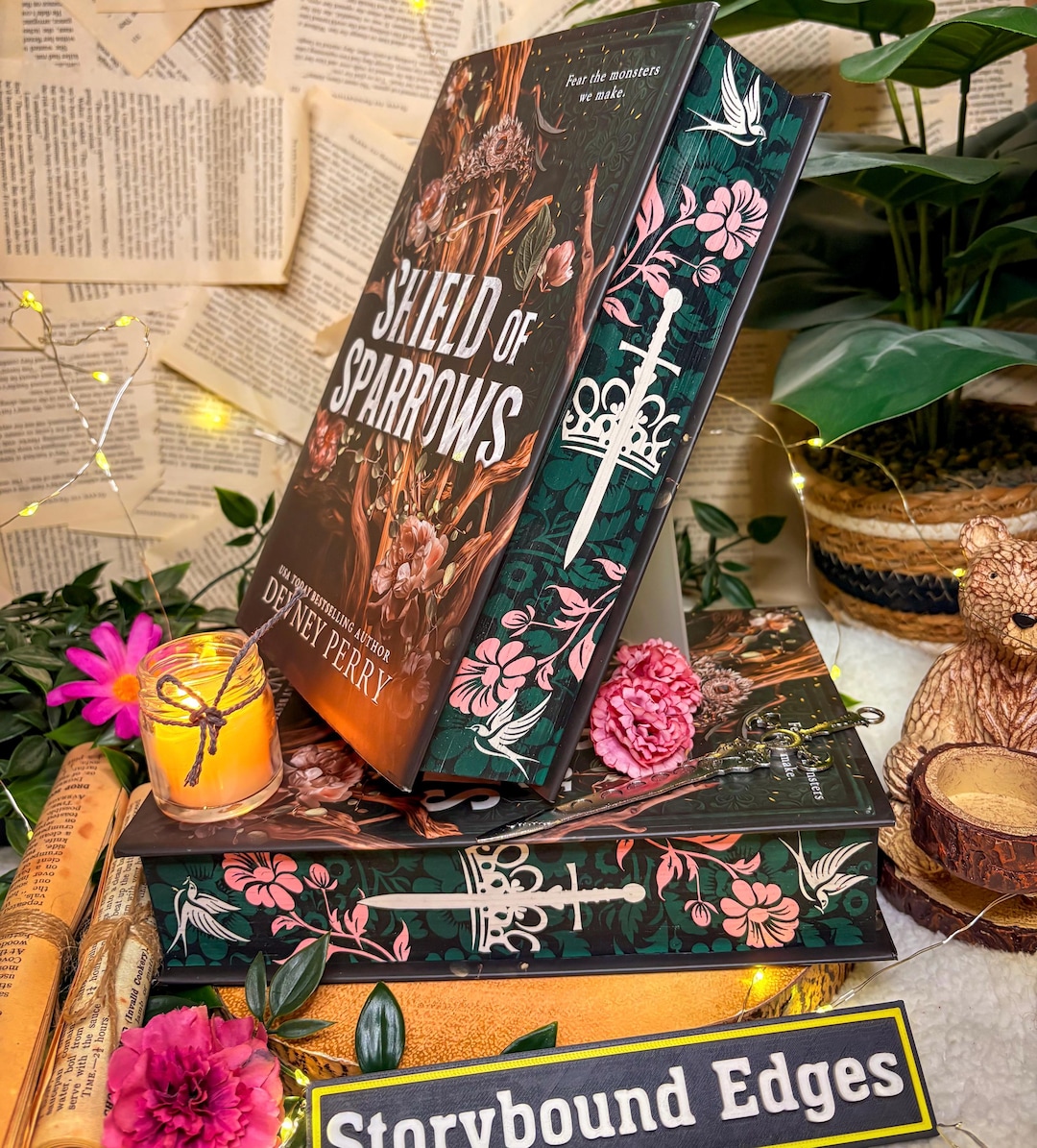 Shield of Sparrows - Custom Hand Sprayed Edges | Fantasy Books - Etsy
