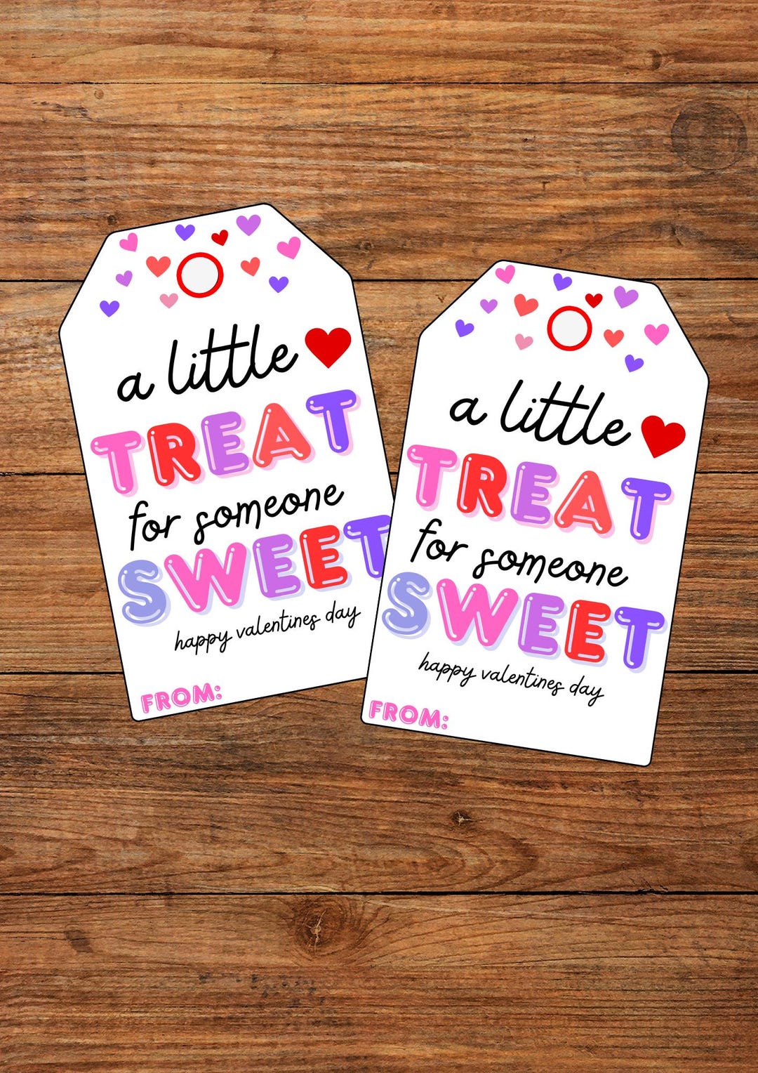 Editable Valentine's Day Tag Printable, Valentine's Day Hang Tag ...