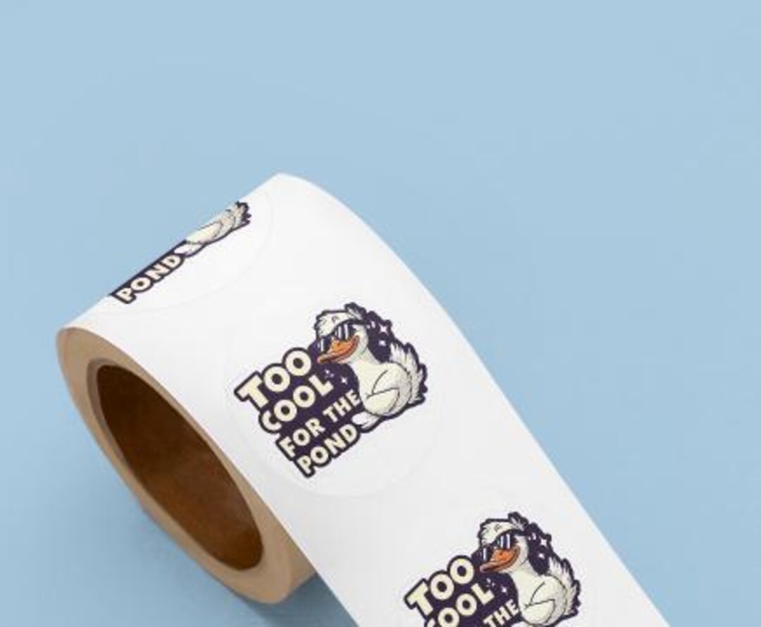 Duck Stickers, Cute Animal Decals, Adhesive Duck Decor, Small Wildlife ...