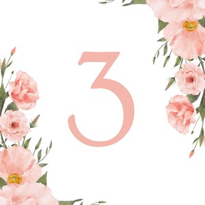 Table Numbers - Printable - Etsy