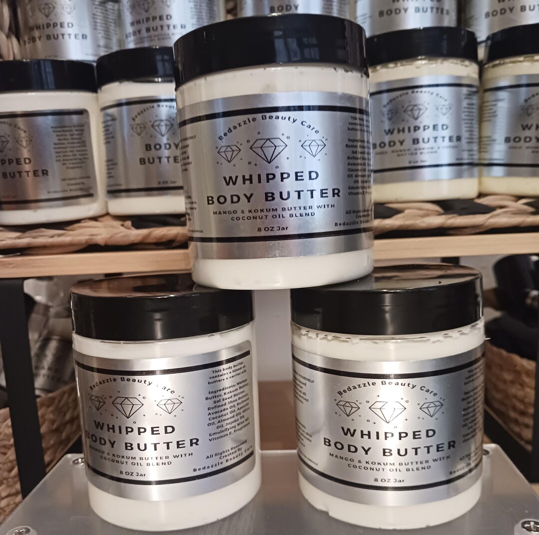 Bedazzlebeautycare 100% Plant-based Whipped Body Butter | Vegan Body ...