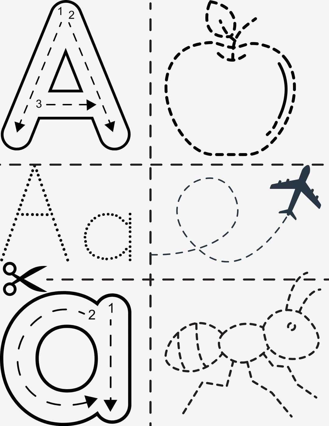 A Through D Trace - Etsy