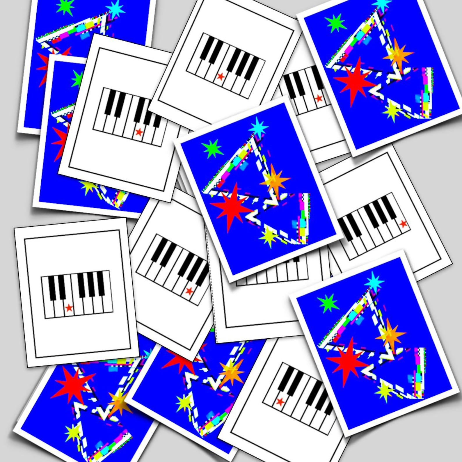 Piano Board Game “note Hopping” - Etsy